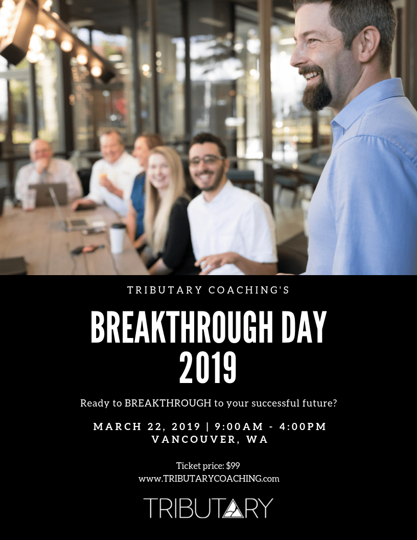 Breakthrough Day! - Tributary Coaching